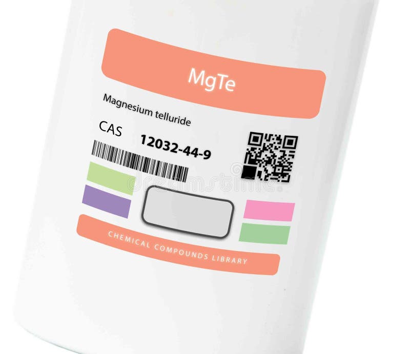 MgTe - Magnesium Telluride editorial stock photo. Image of poison ...