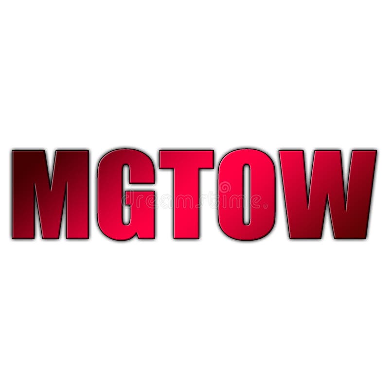MGTOW Men Going There Own Way Logo High Quality Stock Image - Image of ...
