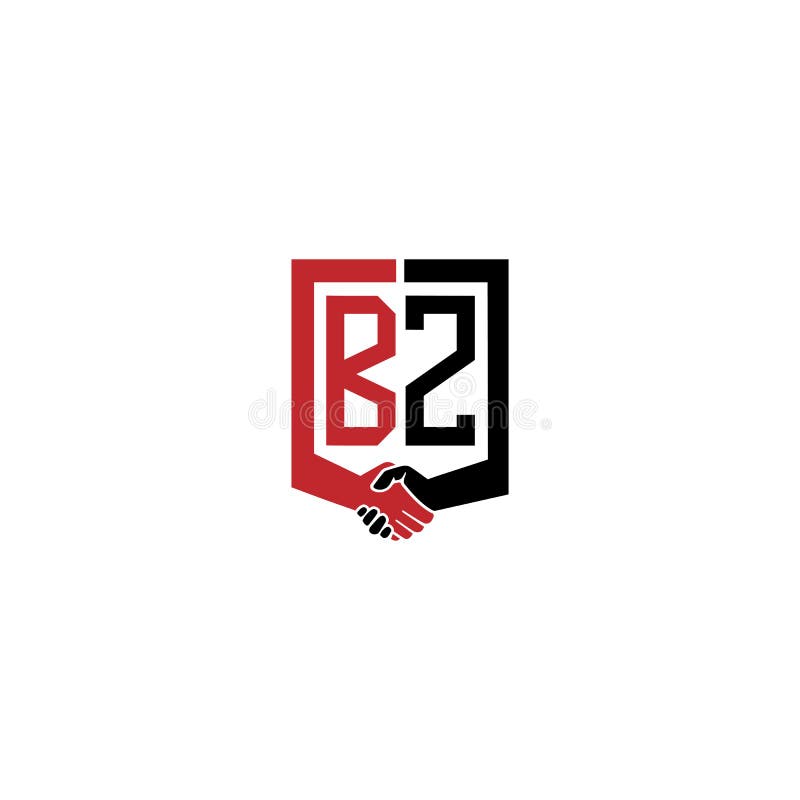 BZ Logo Hand Deal Design Icon Stock Illustration - Illustration of ...
