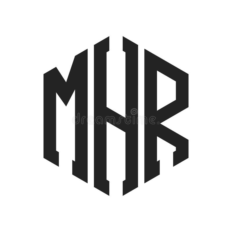MHR Logo Design. Initial Letter MHR Monogram Logo Using Hexagon Shape ...