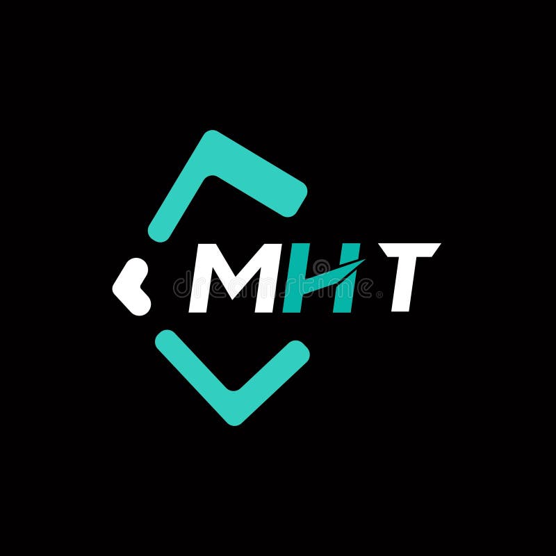 MHT Creative Minimalist Letter Logo. MHT Unique Vector Initials ...