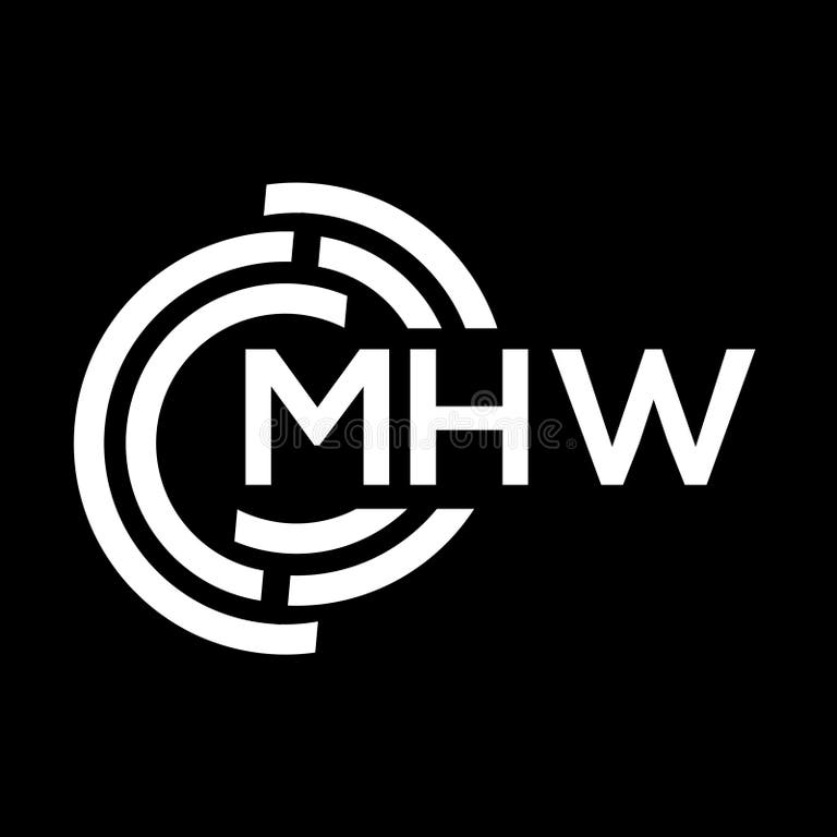 MHW Letter Logo Design. MHW Monogram Initials Letter Logo Concept Stock ...