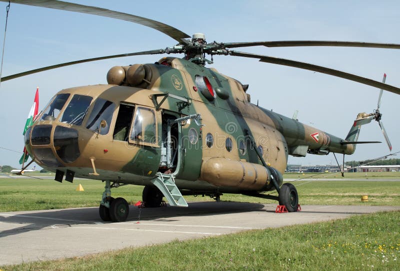 Mi-8 transport helicopter editorial image. Image of plane - 18819410