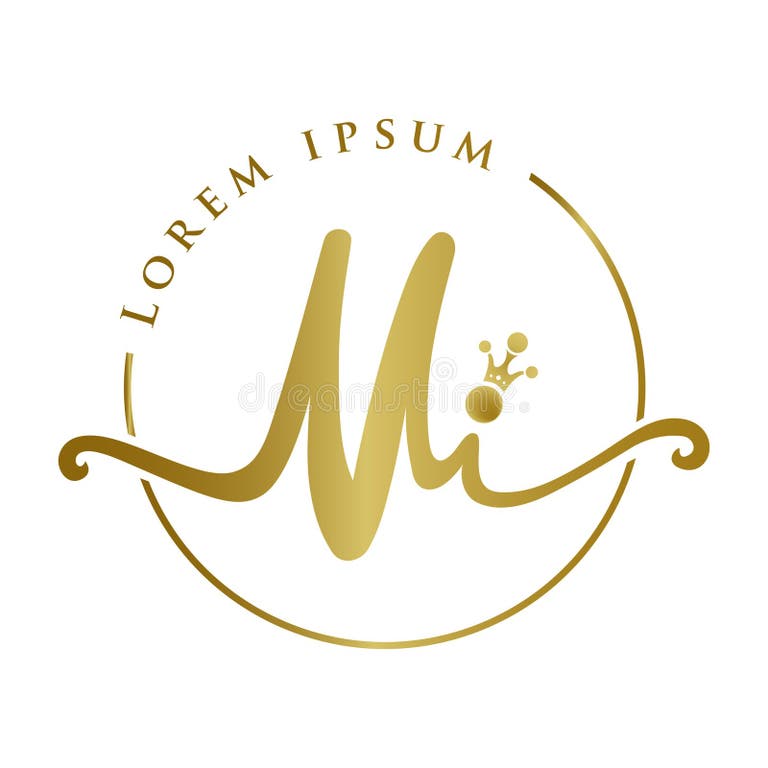 Mi Letter Initial Logo Vector Stock Illustration - Illustration of ...