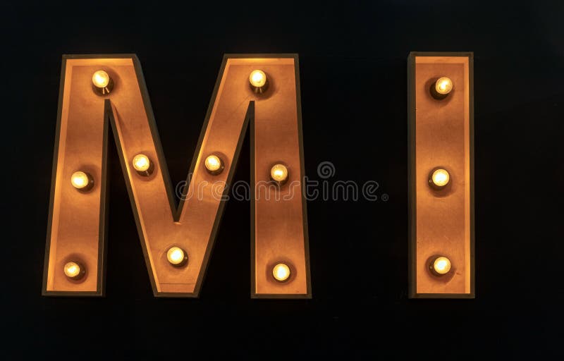MI letters stock photo. Image of font, michigan, concept - 146482078
