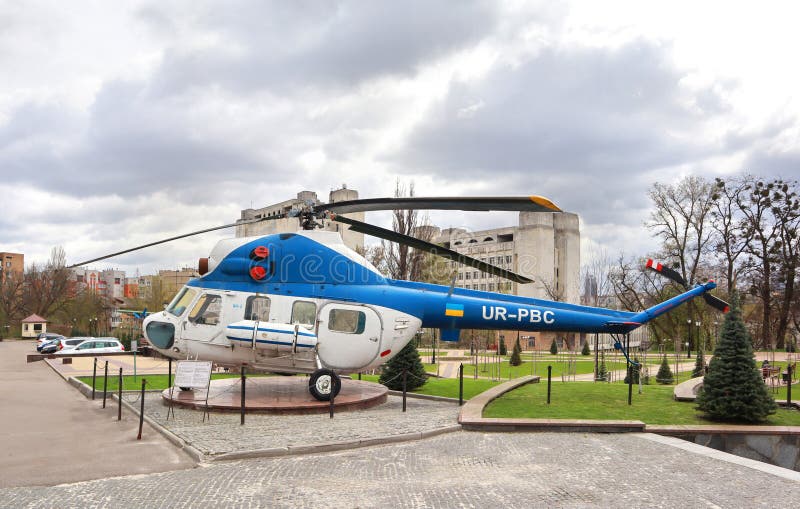 Mi-2 Light Multi-purpose Helicopter in Polytechnic Institute in Kyiv ...