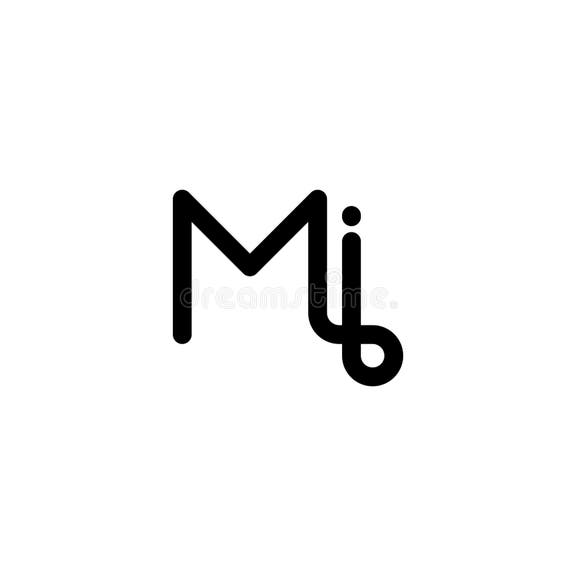 Mi Logo, Mi Monogram, Initial Mi Logo, Letter Mi Logo, Letter Mi Icon ...
