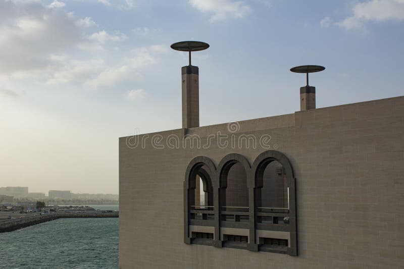 MIA Architecture, Doha, Qatar Stock Photo - Image of coast, arch: 352603002