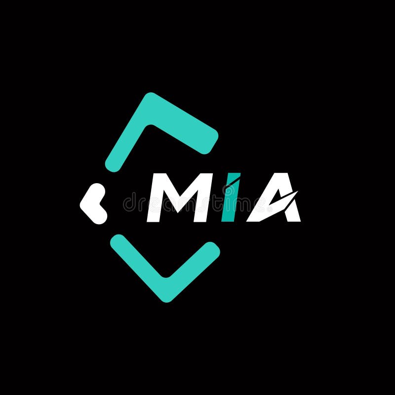 MIA Creative Minimalist Letter Logo. MIA Unique Vector Initials ...