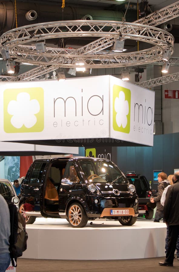 MIA electric car editorial stock image. Image of concept - 22840004