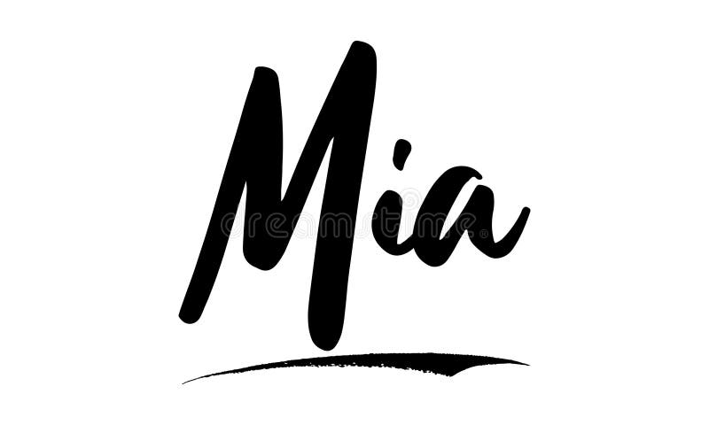 Font Mia Stock Illustrations – 43 Font Mia Stock Illustrations, Vectors ...