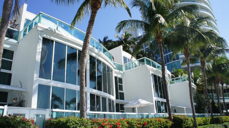 Night View of Buildings from High Rise Window Stock Image - Image of ...