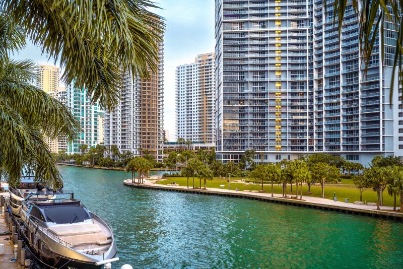 Miami editorial photo. Image of real, business, marina - 271607491