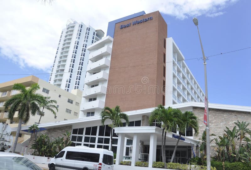 Miami Beach FL,August 09th: Historic Building from Miami Beach in ...