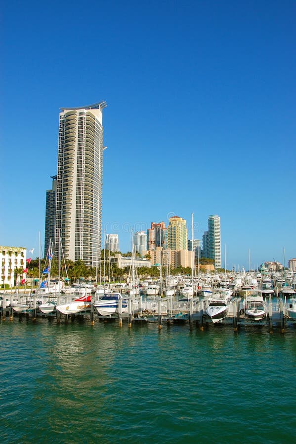 Miami Beach harbor stock image. Image of bridge, money - 30704819