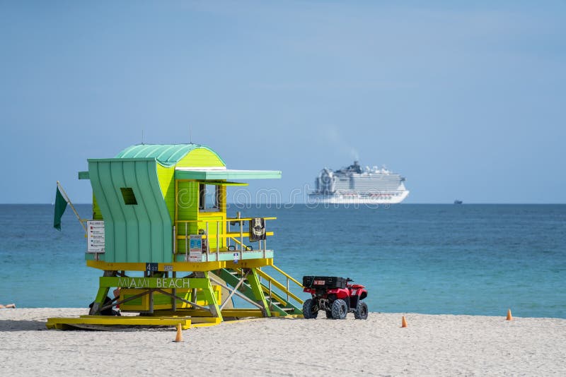 Feb 2020 Lifeguard Tower at Tanjong Beach Sentosa Editorial Photography ...