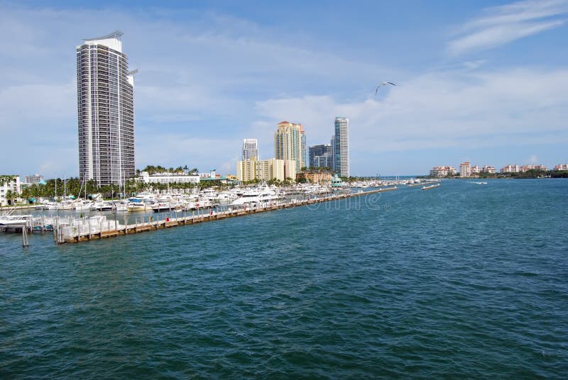 Miami Beach Marina stock image. Image of marinas, lucury - 15682447