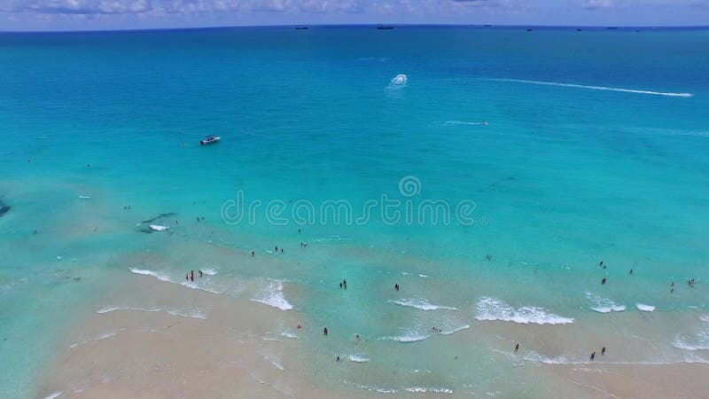 Miami Beach Scene Aerial Video Stock Video - Video of resort, hidef ...