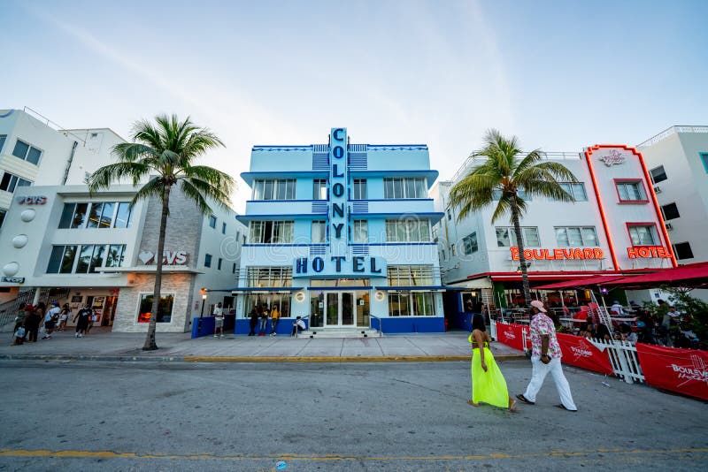 Miami Beach Scene Spring Break 2021 Editorial Photography - Image of ...