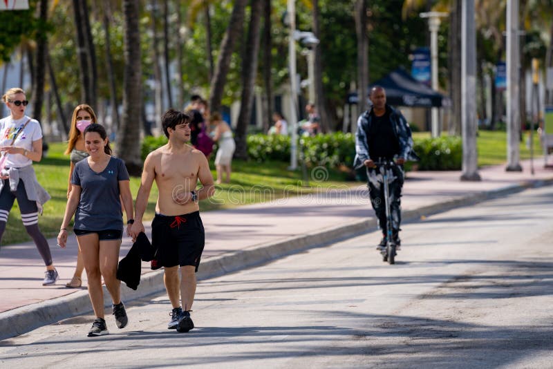 Miami Beach 2021 Spring Break Editorial Photography - Image of travel ...