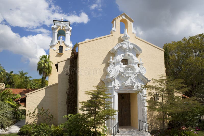 Miami. Congregational Church Stock Photo - Image of architecture ...