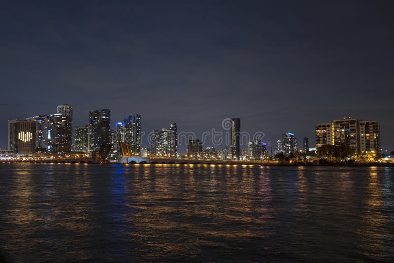 Miami Downtown, Skyline of Miami at Hight. Editorial Photography ...