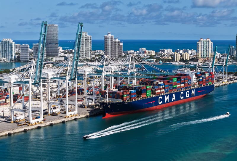 Miami, Florida, USA - November 23, 2024: Carnival Cruise Line. Cruise ...