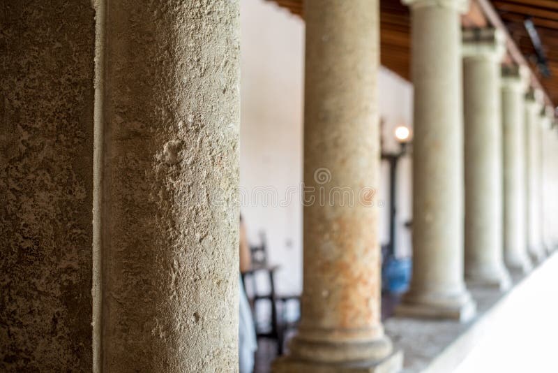 Miami Florida Rustic Pillars Stock Photo - Image of beautiful, location ...