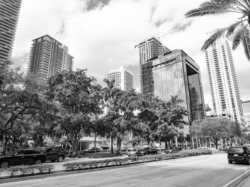 Miami, Florida USA - December 26, 2015: Miami Architecture of ...