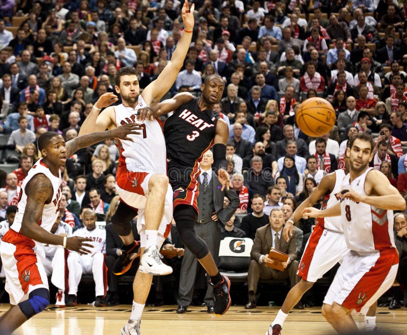 Miami Heat Vs. Toronto Raptors Editorial Stock Image - Image of ...