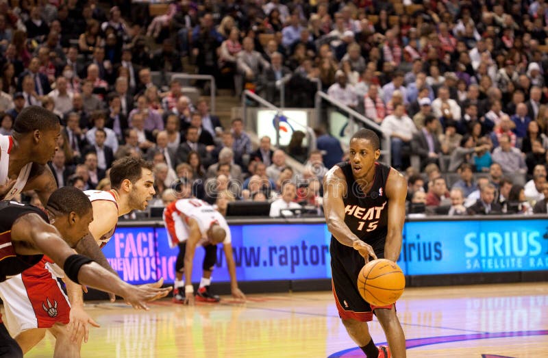 Miami Heat Vs. Toronto Raptors Editorial Image - Image of bosh, pattern ...