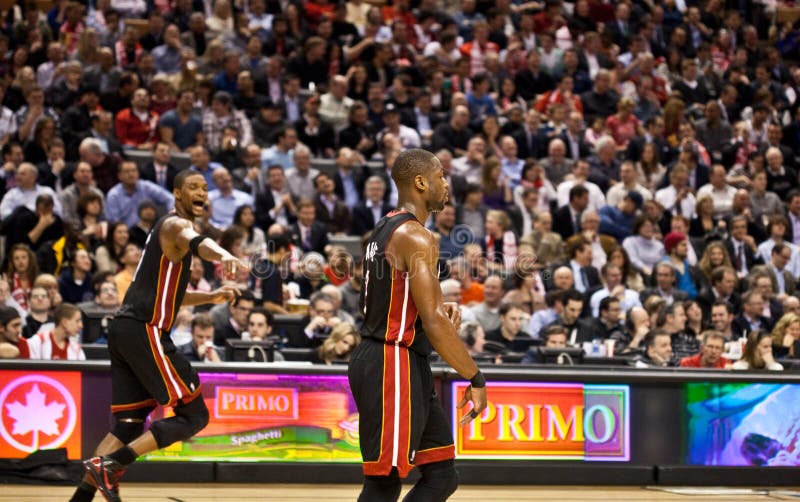 Miami Heat Vs. Toronto Raptors Editorial Photography - Image of canada ...