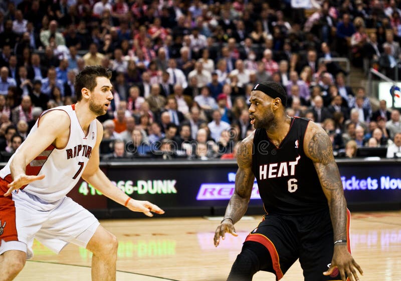Miami Heat Vs. Toronto Raptors Editorial Stock Image - Image of ...
