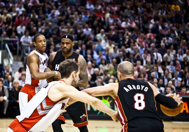 Miami Heat Vs. Toronto Raptors Editorial Photography - Image of arena ...