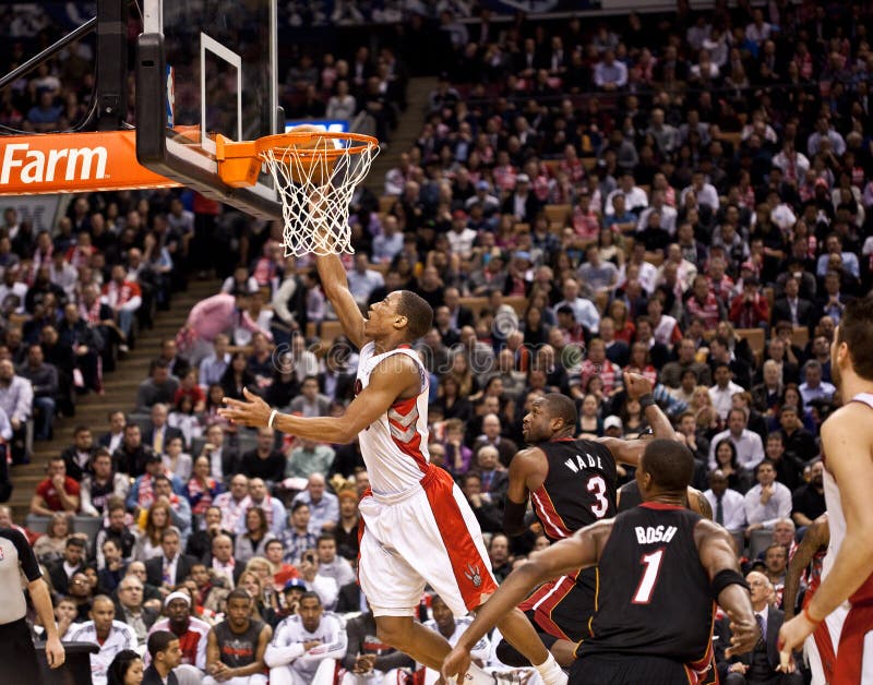 Miami Heat Vs. Toronto Raptors Editorial Image - Image of hardwood ...