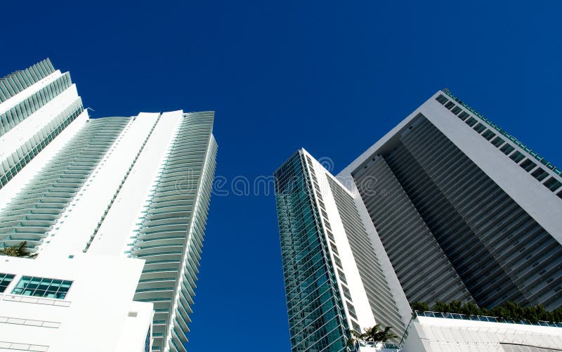 Miami High Rise Building stock photo. Image of business - 7138444