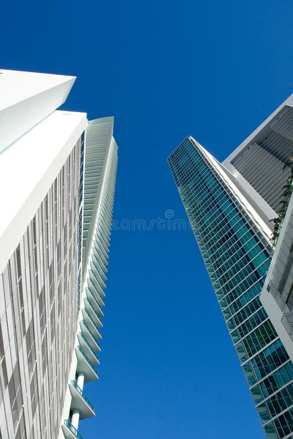 Miami High Rise Building stock image. Image of blue, cityscape - 7138579