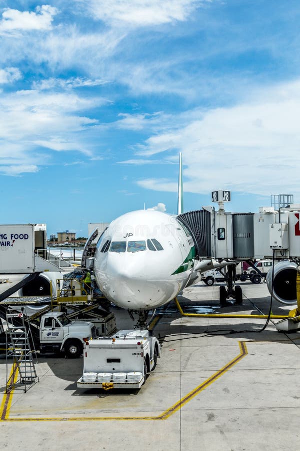 Miami Lotnisko Międzynarodowe Obraz Editorial - Obraz złożonej z ...