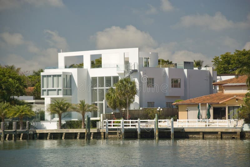 Miami luxury house stock photo. Image of luxury, home - 19214338