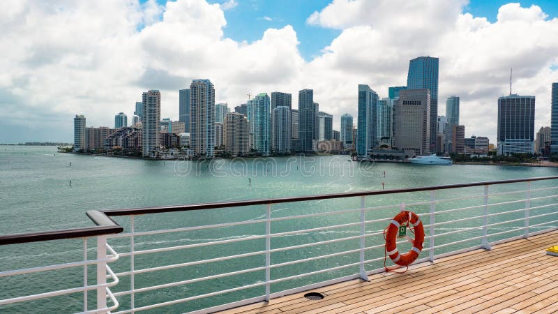 Miami Metropolis Skyline Skyscraper Building with Cityscape. Miami ...
