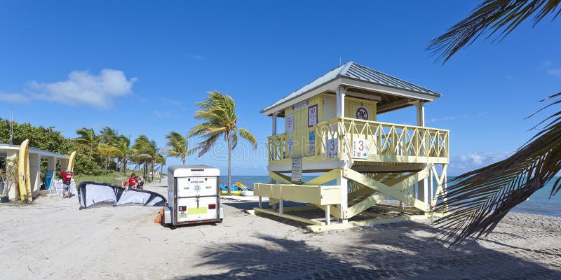 Miami, South Beach, Downtown and Key Biscayne Editorial Stock Image ...