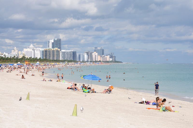 Miami South Beach, Florida editorial stock photo. Image of florida ...