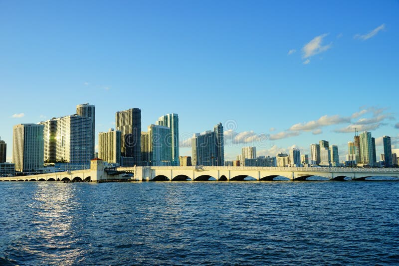 Miami south beach harbor stock image. Image of design - 105126455