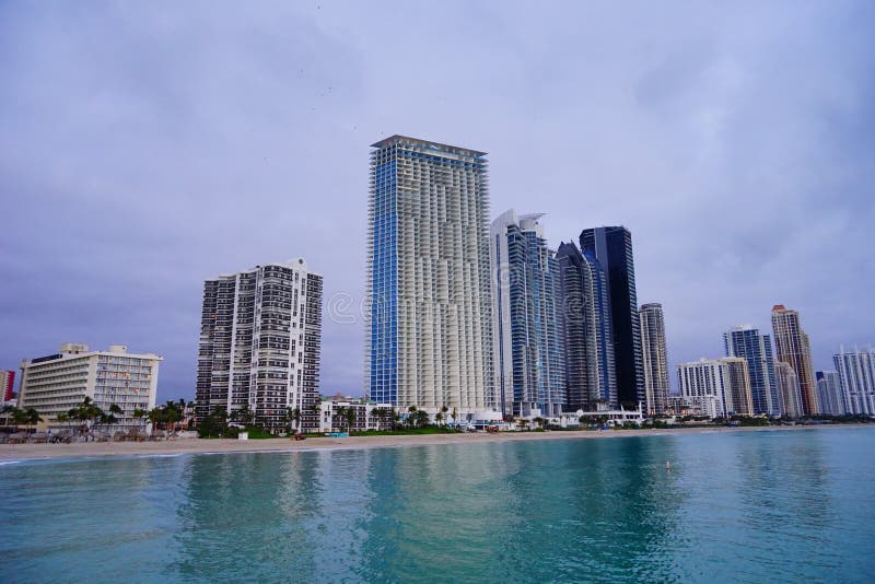 Miami sun rise stock photo. Image of destination, beach - 128632740