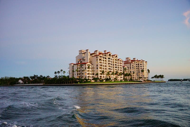 Miami sun set stock image. Image of florida, dusk, city - 105131275