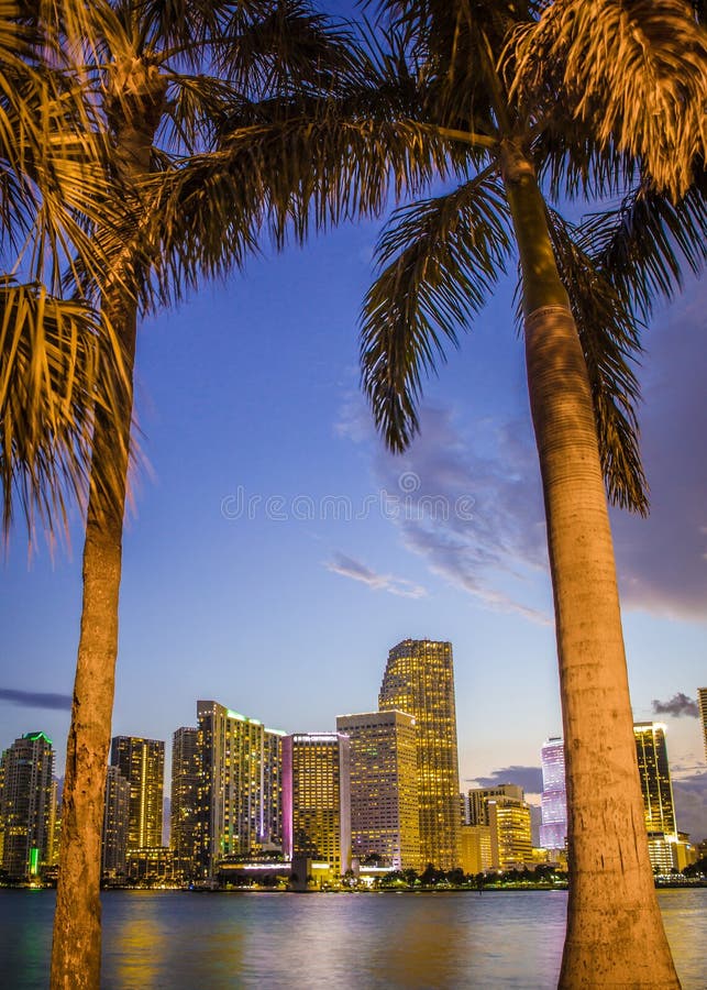 Miami Sunset editorial stock image. Image of tourism - 72011354