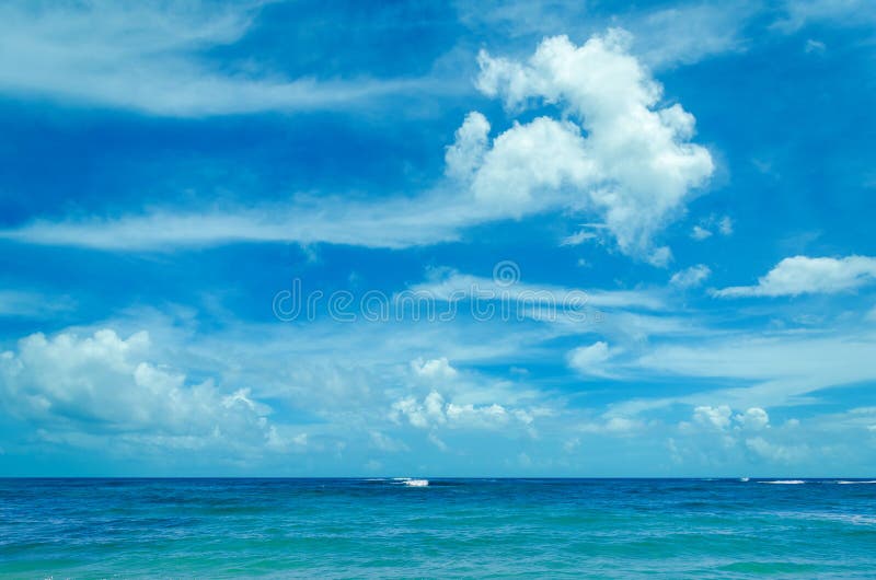 Miami Tropical Beach and Ocean Stock Photo - Image of rest, wave: 80173306