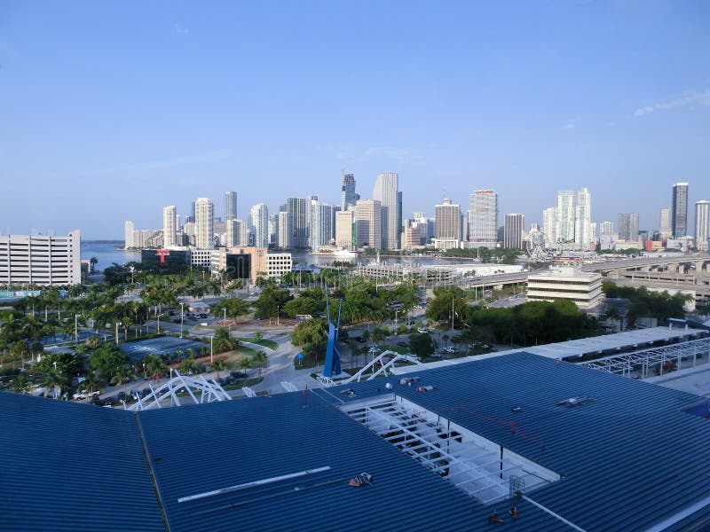 MSC Cruise Terminal in Miami Editorial Photography - Image of wharf ...