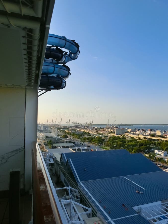 MSC Cruise Terminal in Miami Editorial Stock Image - Image of weight ...