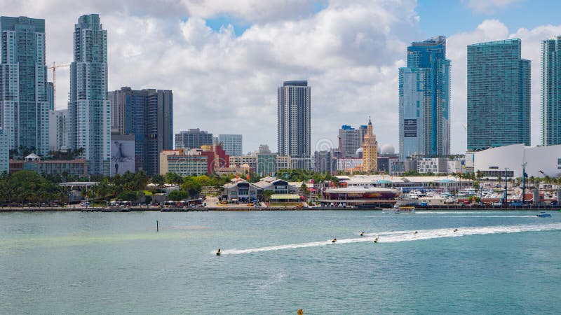 Miami, Usa-May 1, 2019: Skyline Skyscraper Building. Florida Skyline ... Miami, Usa-May 1, 2019: Skyline Skyscraper Building. Florida Skyline ...